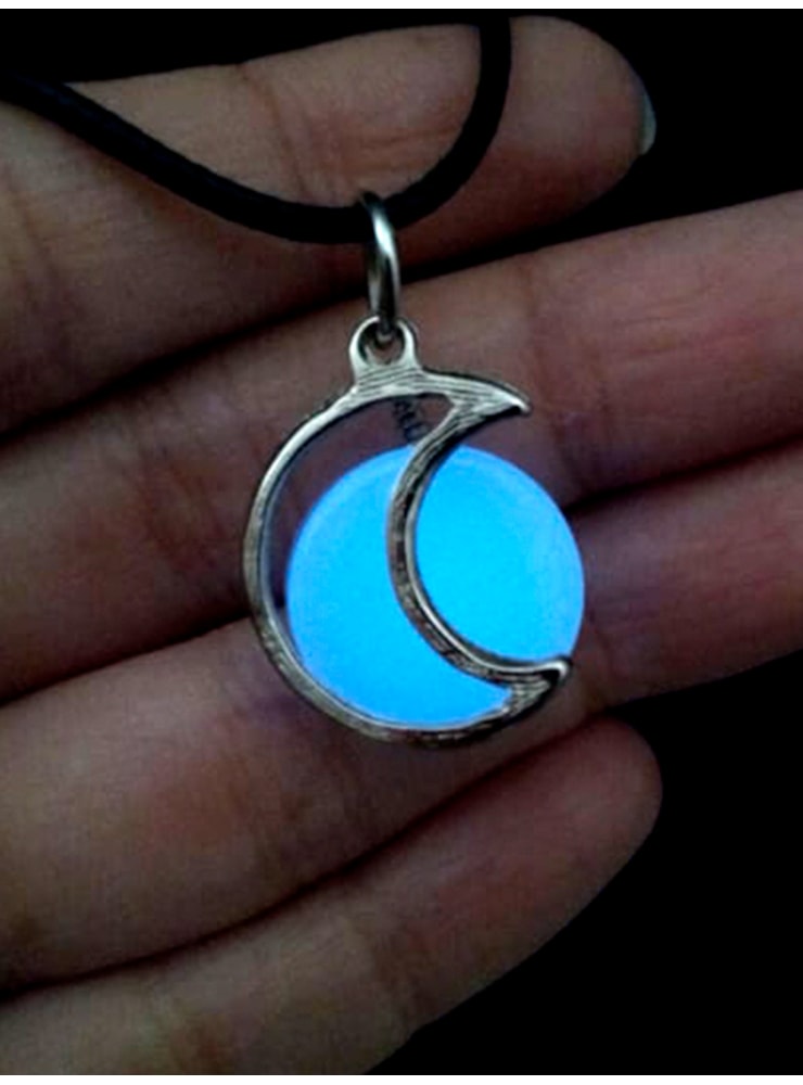 Colar Lua Encantada - Brilha no Escuro - HIPPIE ARTESANATOS