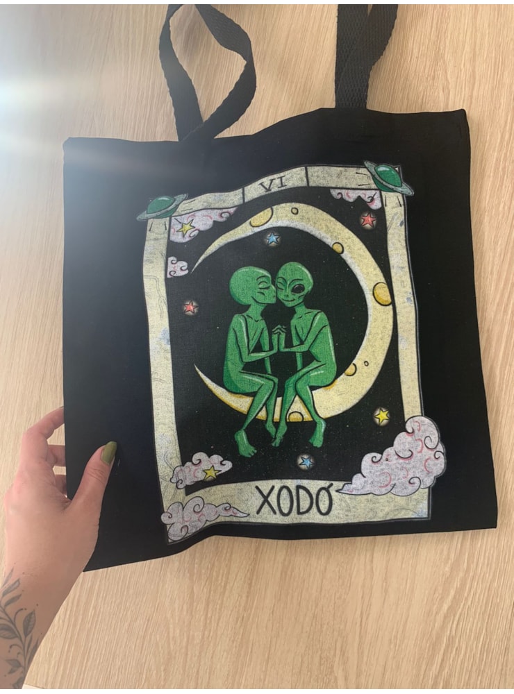 Ecobag Alien Xodó - Preta