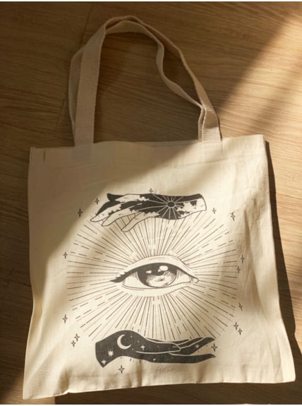 Ecobag Visão Astral - HIPPIE ARTESANATOS